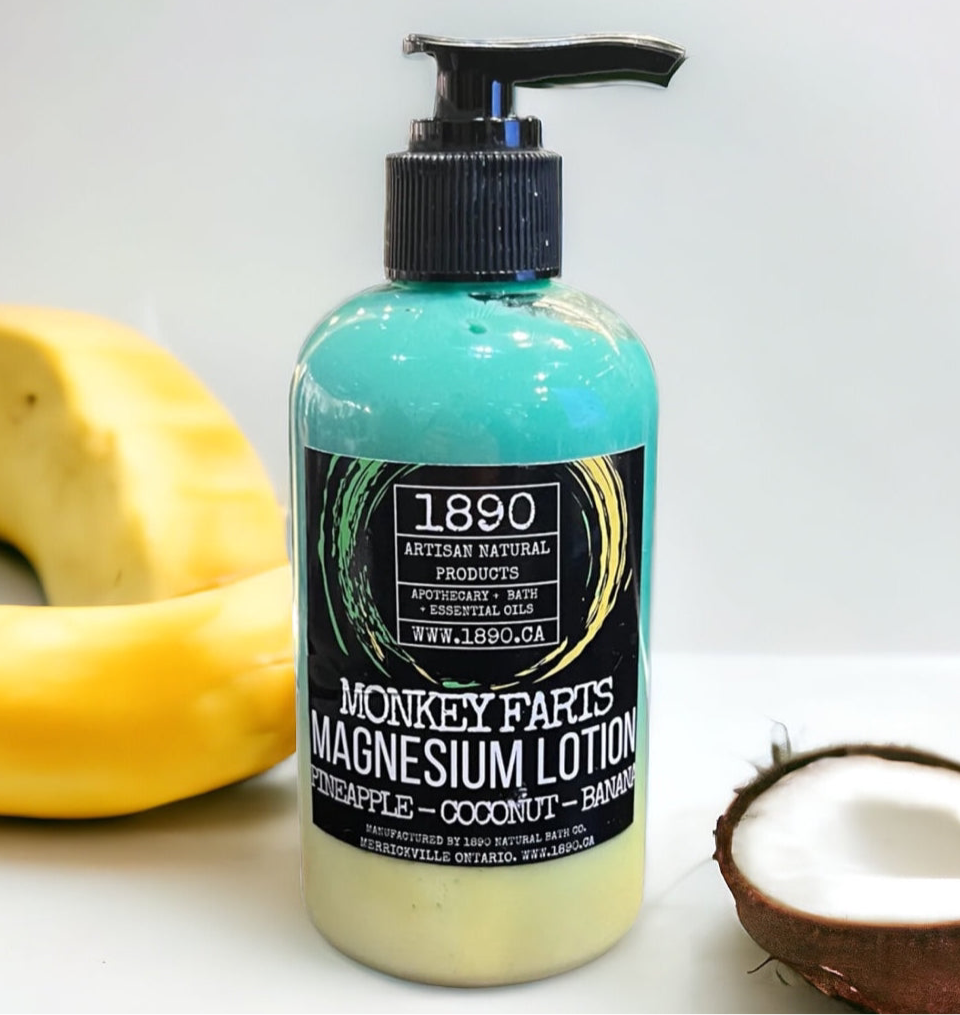“Magnesium Body Lotion" - {Monkey Farts) Pineapple, Coconut, Banana, K ...