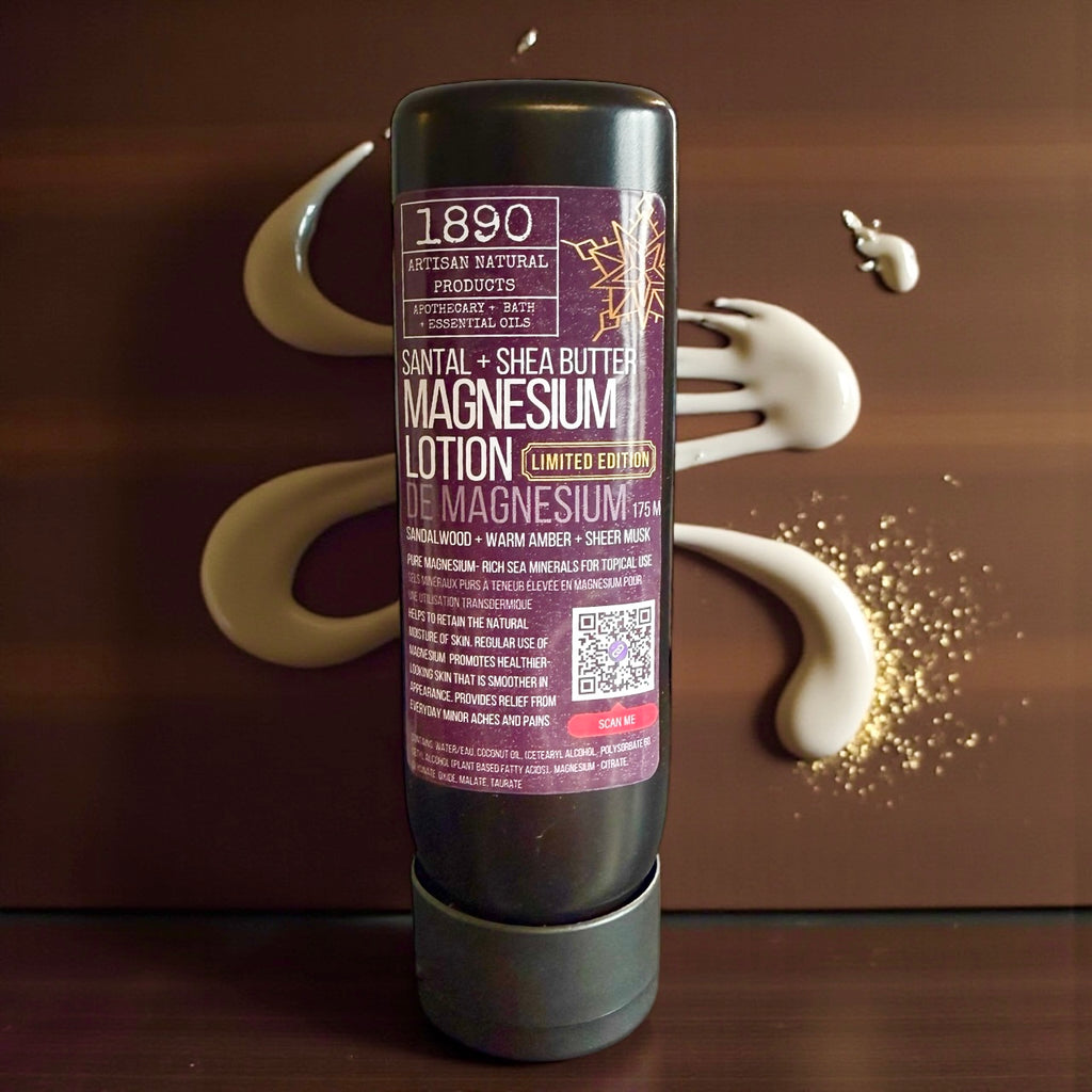 LIMITED EDITION “Magnesium Body Lotion" - {Santal and Shea) Santal and ...