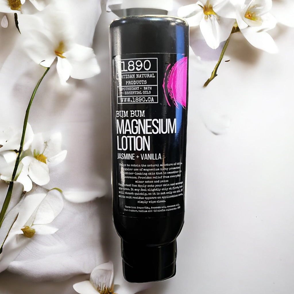 "Magnesium Body Lotion" (Bum Bum) Jasmine + Vanilla - 6oz – 1890 ...
